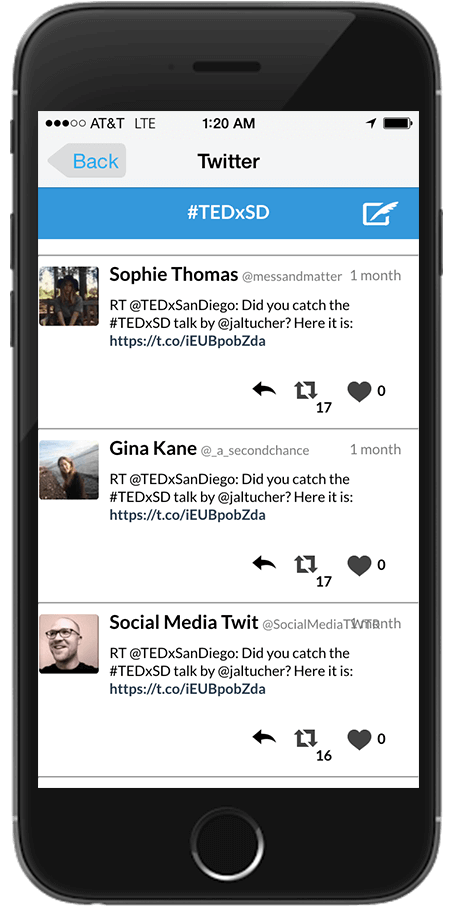 Mobile Event App - Extend Events beyond Time & Location