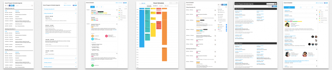 Whova's 7 Stylish Templates for Event Agenda Webpages - Find the One ...