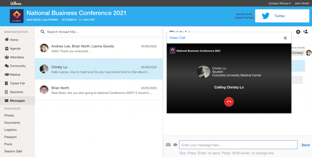 Bring Interaction to Another Level with Attendee One-to-One Video Chat ...