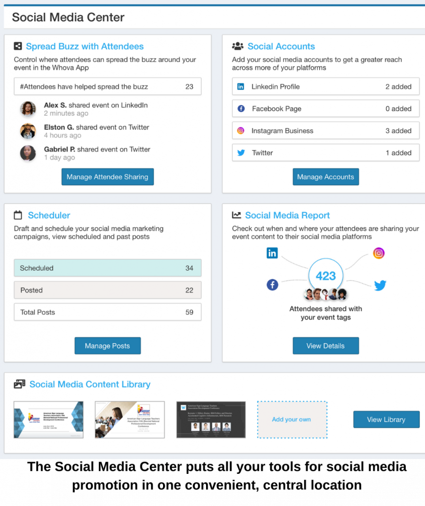 Spread the Buzz and Drive Event Registration with Whova's Social Media ...